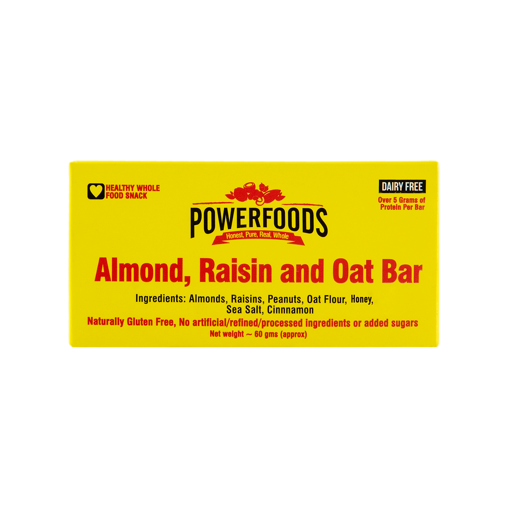 Almond, Raisin and Oat Bar (50 Grams Approx) – Powerfoods